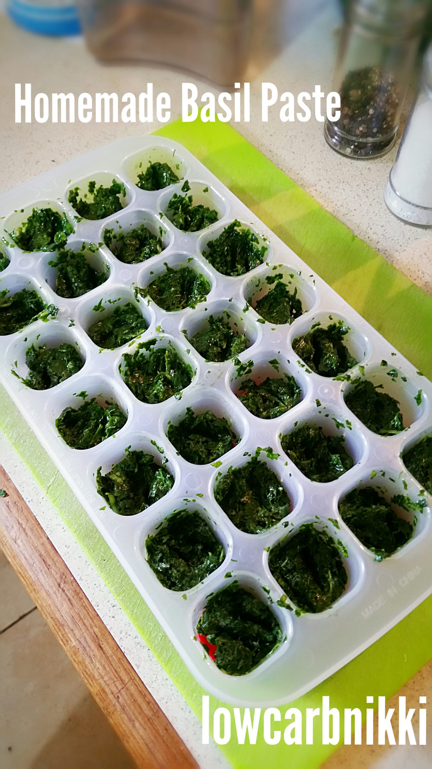 Basil Paste - Low Carb Nikki