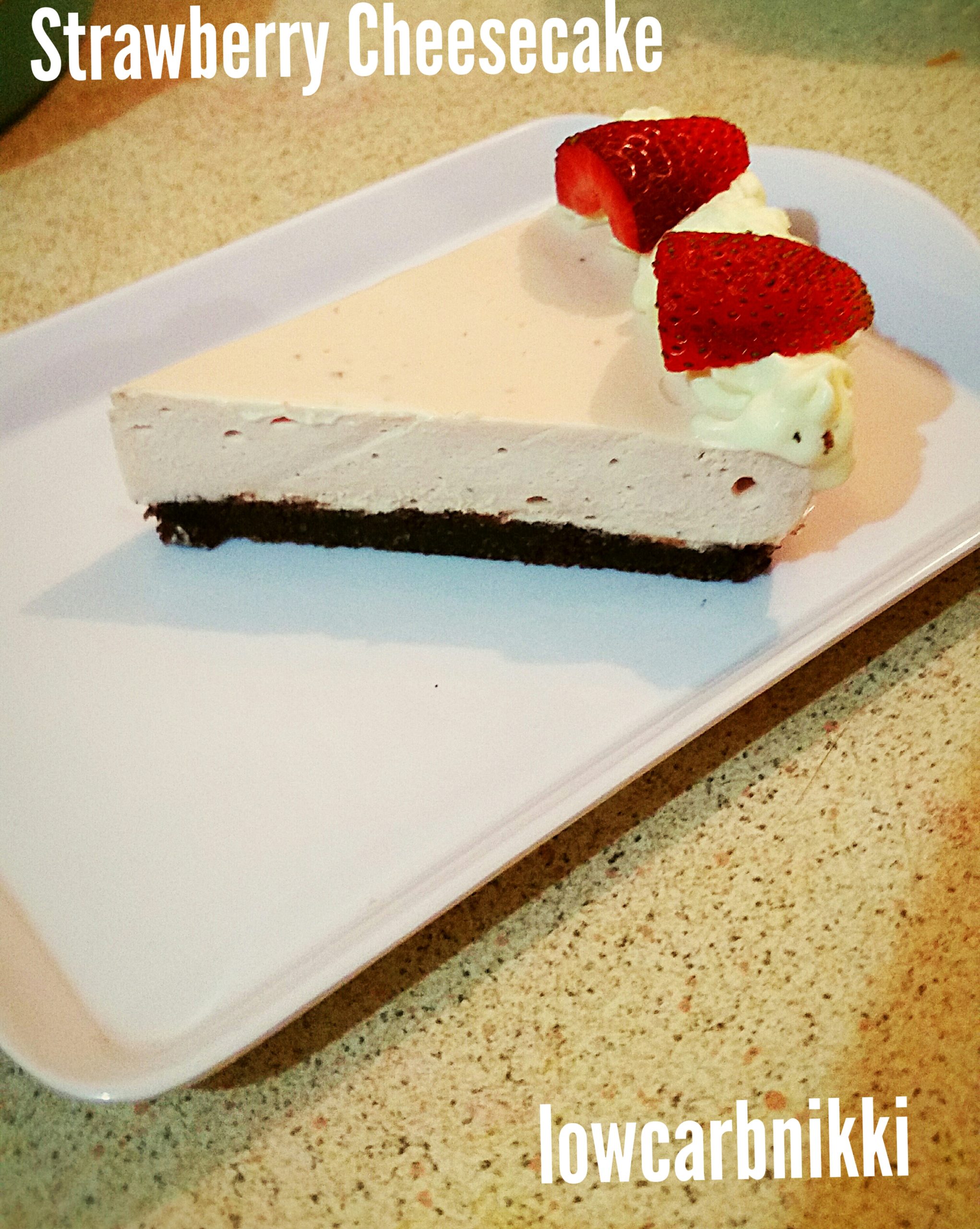 Strawberry Cheesecake - Low Carb Nikki