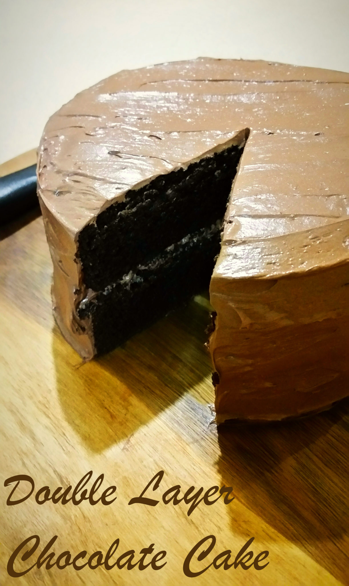 Double Layer Chocolate Cake