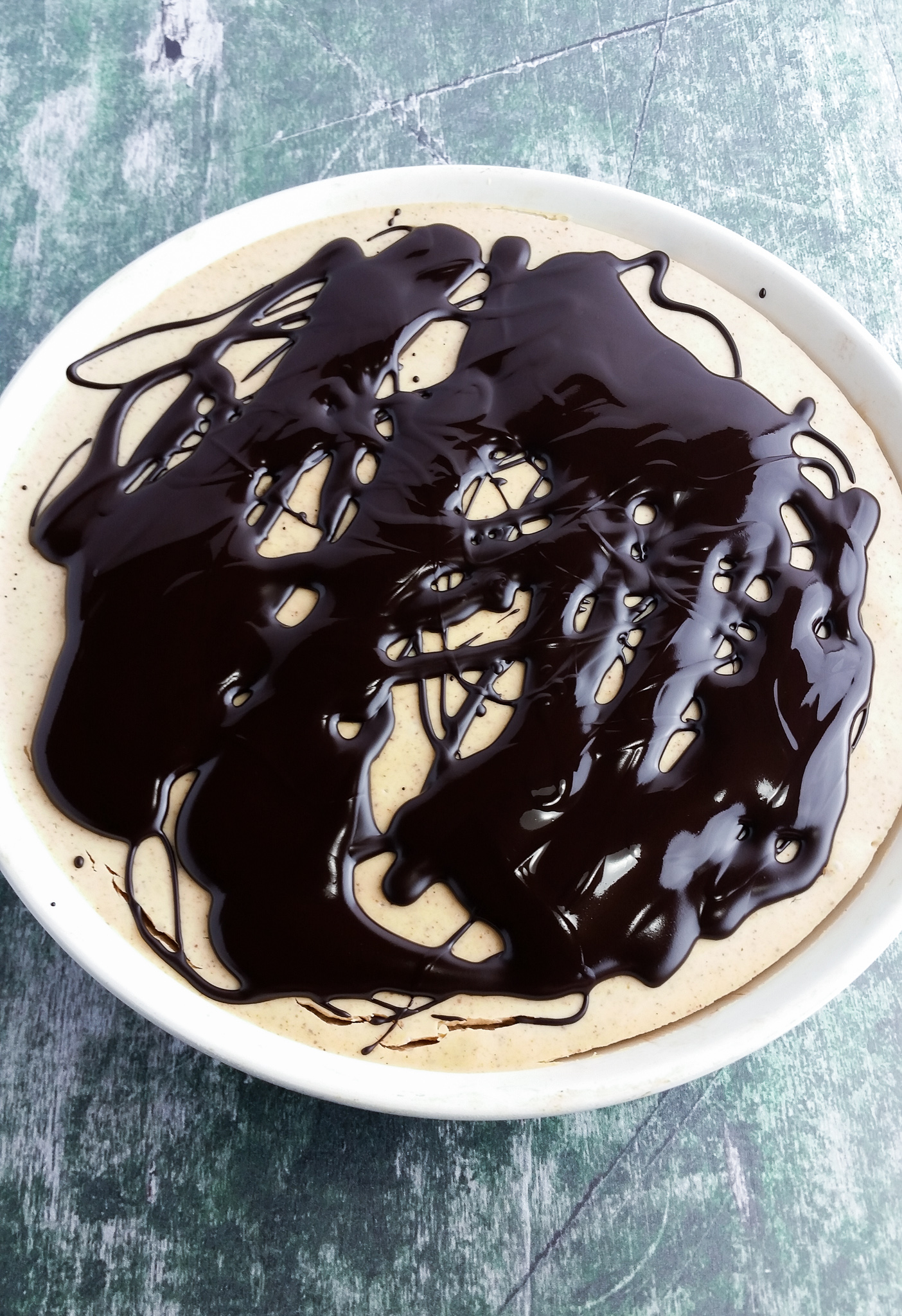 Choc Nut Butter Cheesecake - Low Carb Nikki